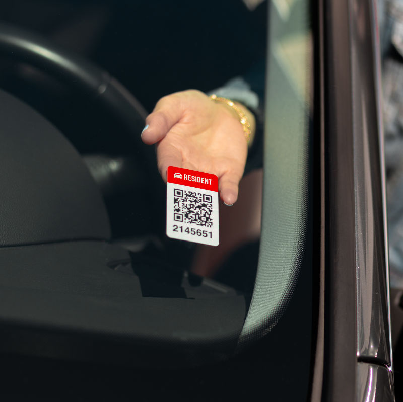 “RESIDENT” Smart Decals (pack of 100) – Community Boss