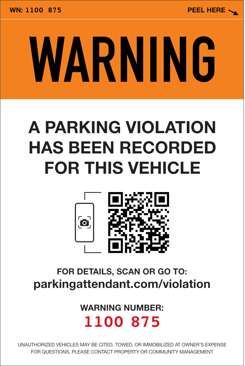 Standard Smart Warning Stickers (pack of 50) – Community Boss